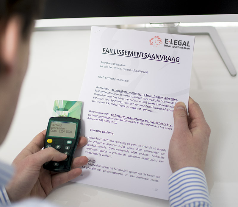 Vordering indienen bij curator na faillissement